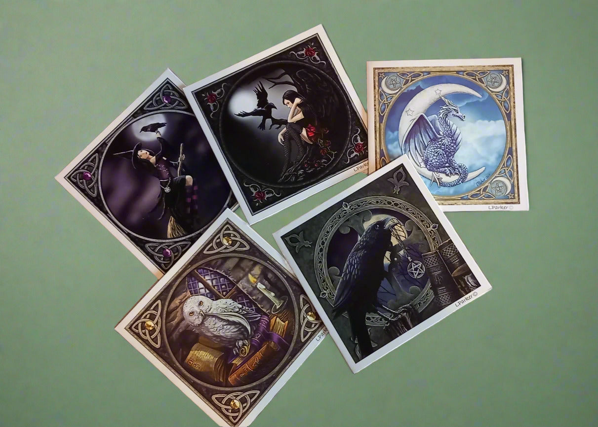 Lisa Parker Blank Cards – The Owl Toad Mole Curio Store